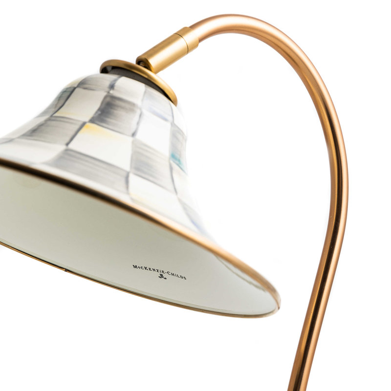 MacKenzie-Childs Sterling Check® Desk Lamp | Wayfair