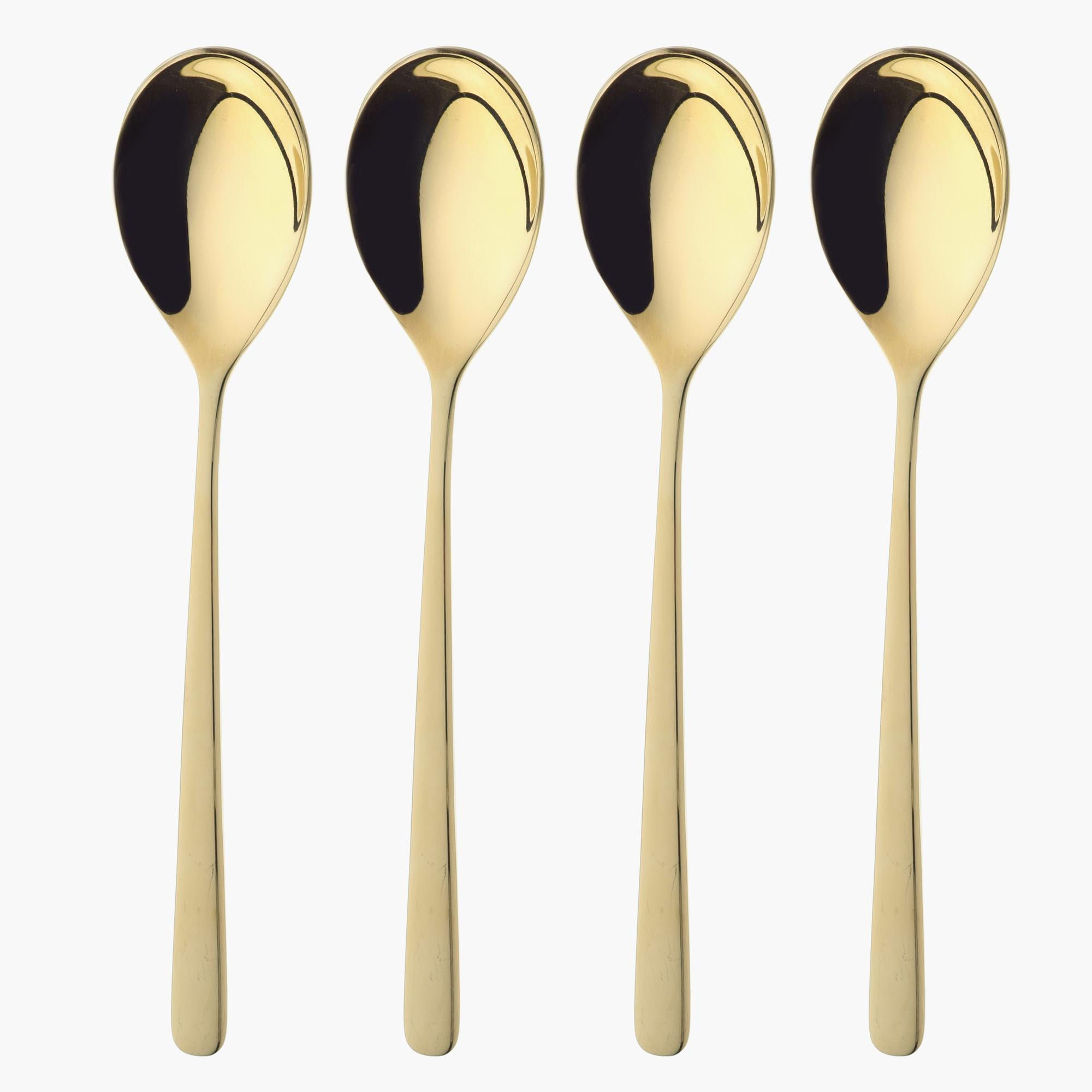 Mercer41 Set of Four Gold Finish Stainless Steel Tablespoons - Wayfair ...
