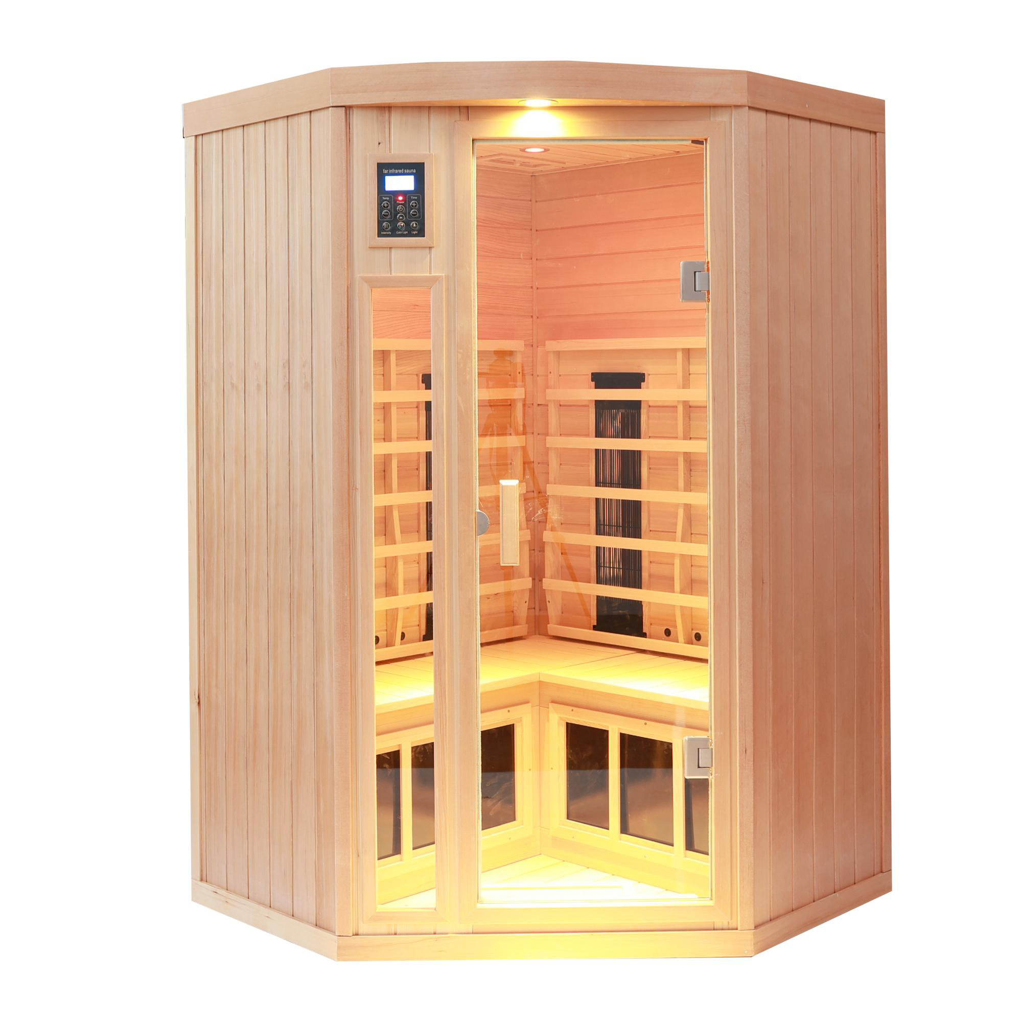 VENUE INDUSTRIES, LLC Hemlock pentagonal indoor far infrared sauna room ...