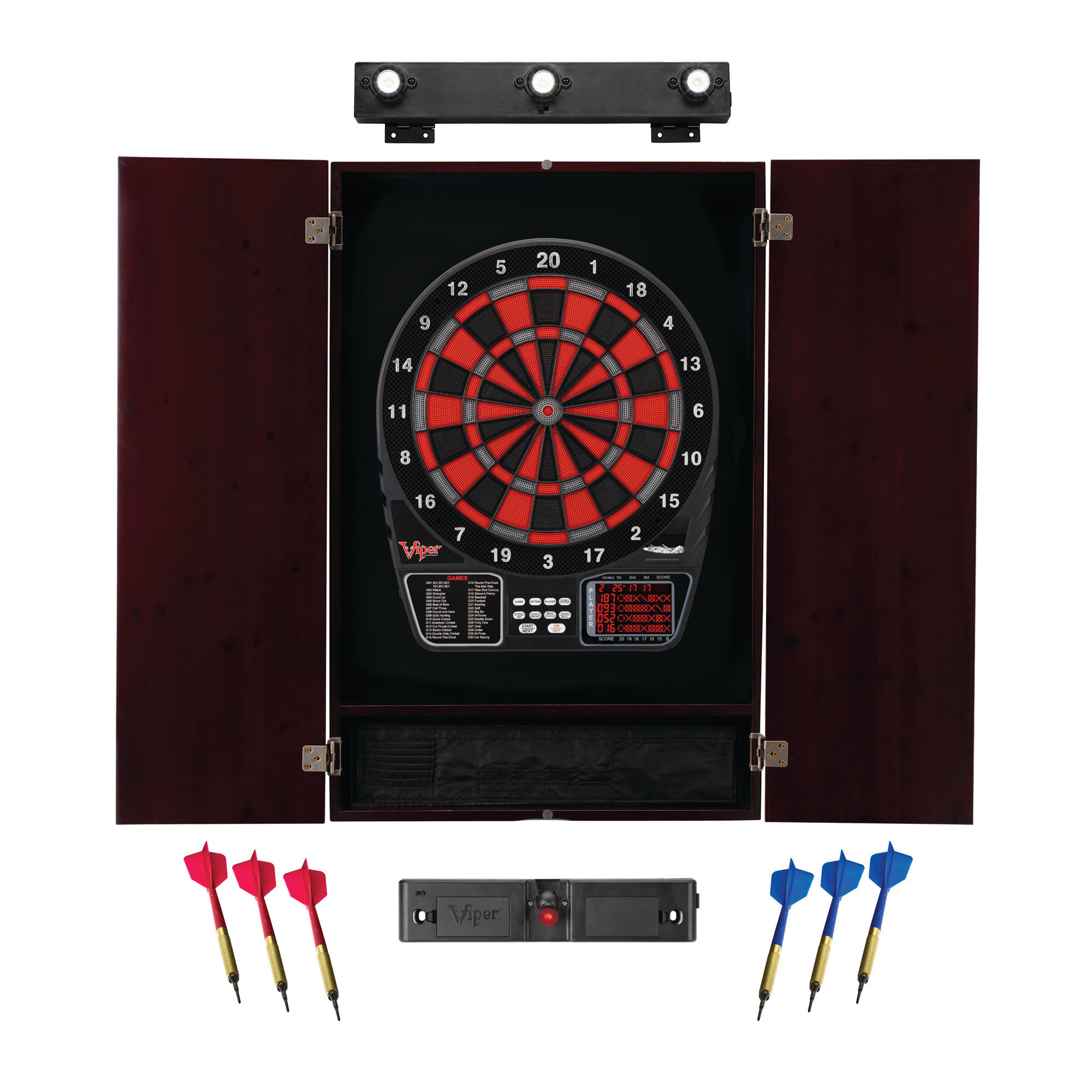 Viper 797 Electronic Dartboard, Metropolitan Cabinet, Laser Throw Line ...