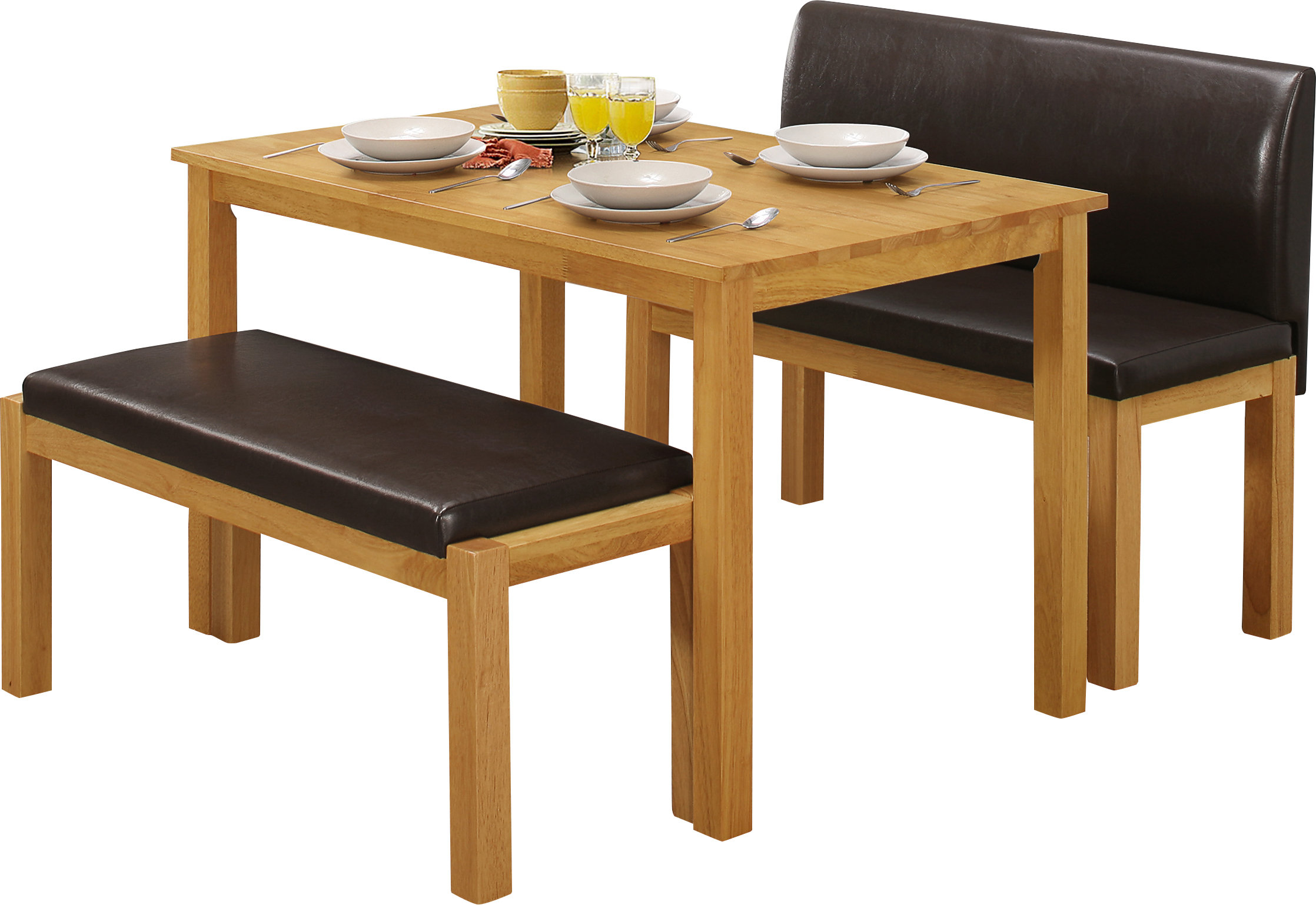 Alpen Home Penn Dining Set with 2 Benches & Reviews | Wayfair.ie