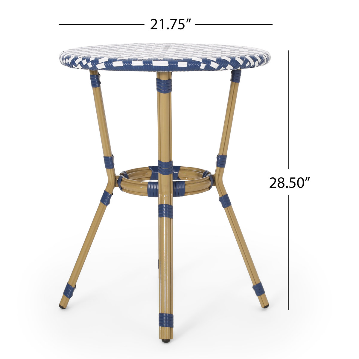 Longshore Tides Wicker Bistro Table & Reviews | Wayfair