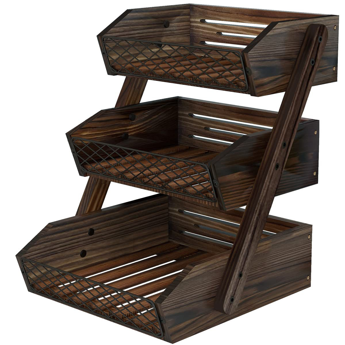 Loon Peak Fruit Basket For Kitchen, 3 Tier Fruit Bowl For Kitchen ...