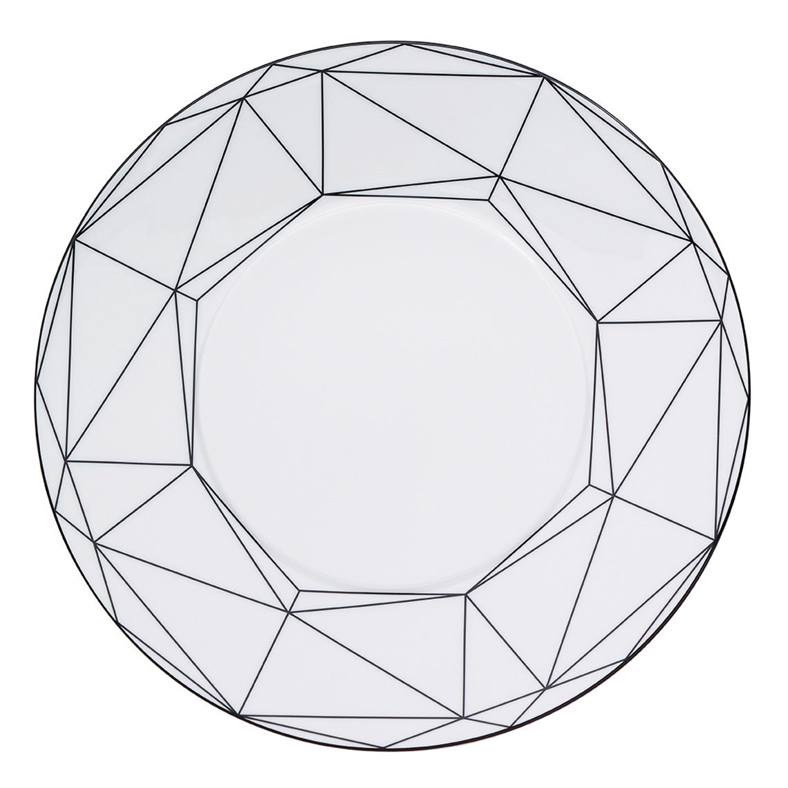 Prouna Gem Cut Onyx - Dinner Plate | Wayfair