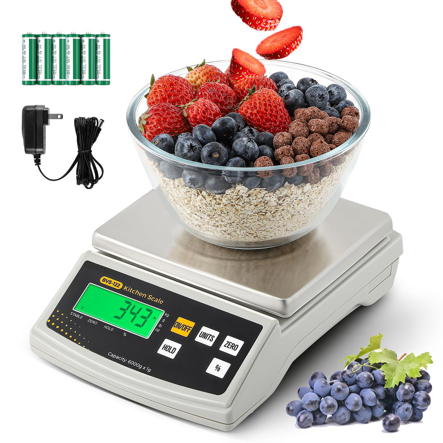 MODERN WALLS LLC Digital Food Scale Kitchen Scale Weight Ounces And ...