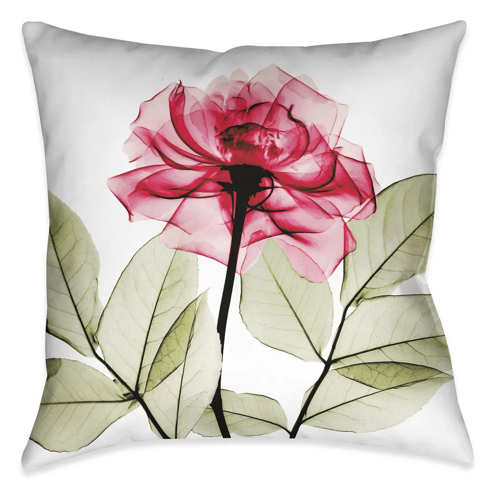 Laural Home Rose X-Ray Indoor Decorative Pillow | Wayfair