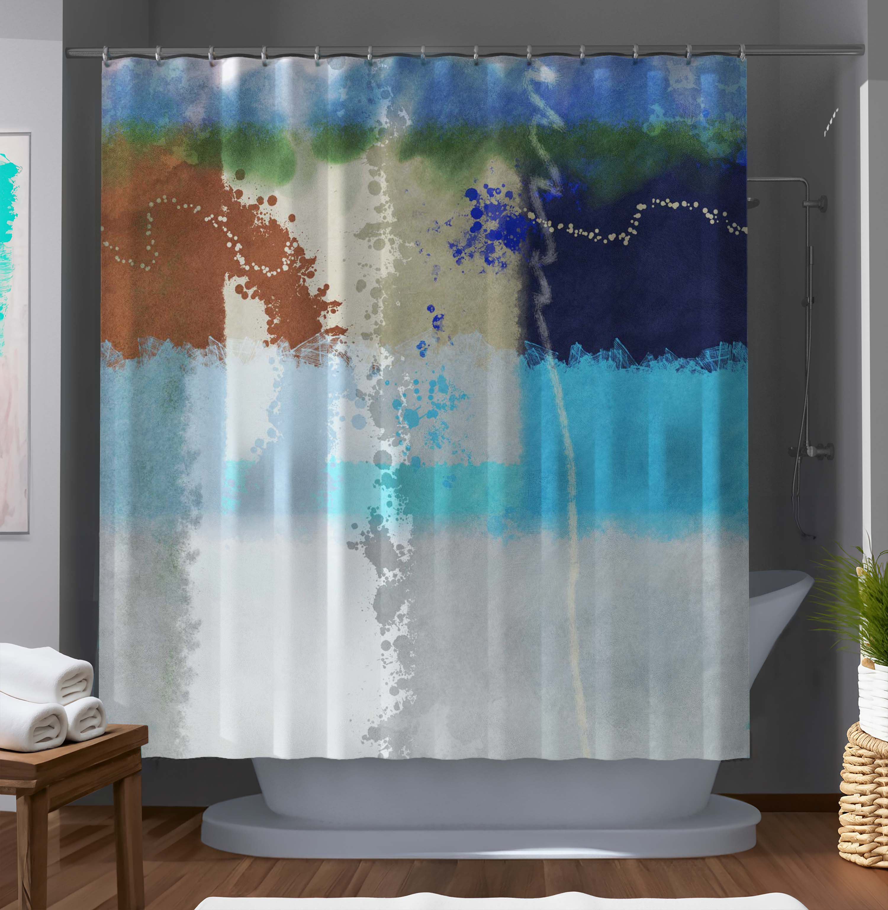 East Urban Home Luxurious Outrageous Shower Curtain | Wayfair