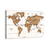 Union Rustic Distressed World Map - Graphic Art Print & Reviews | Wayfair