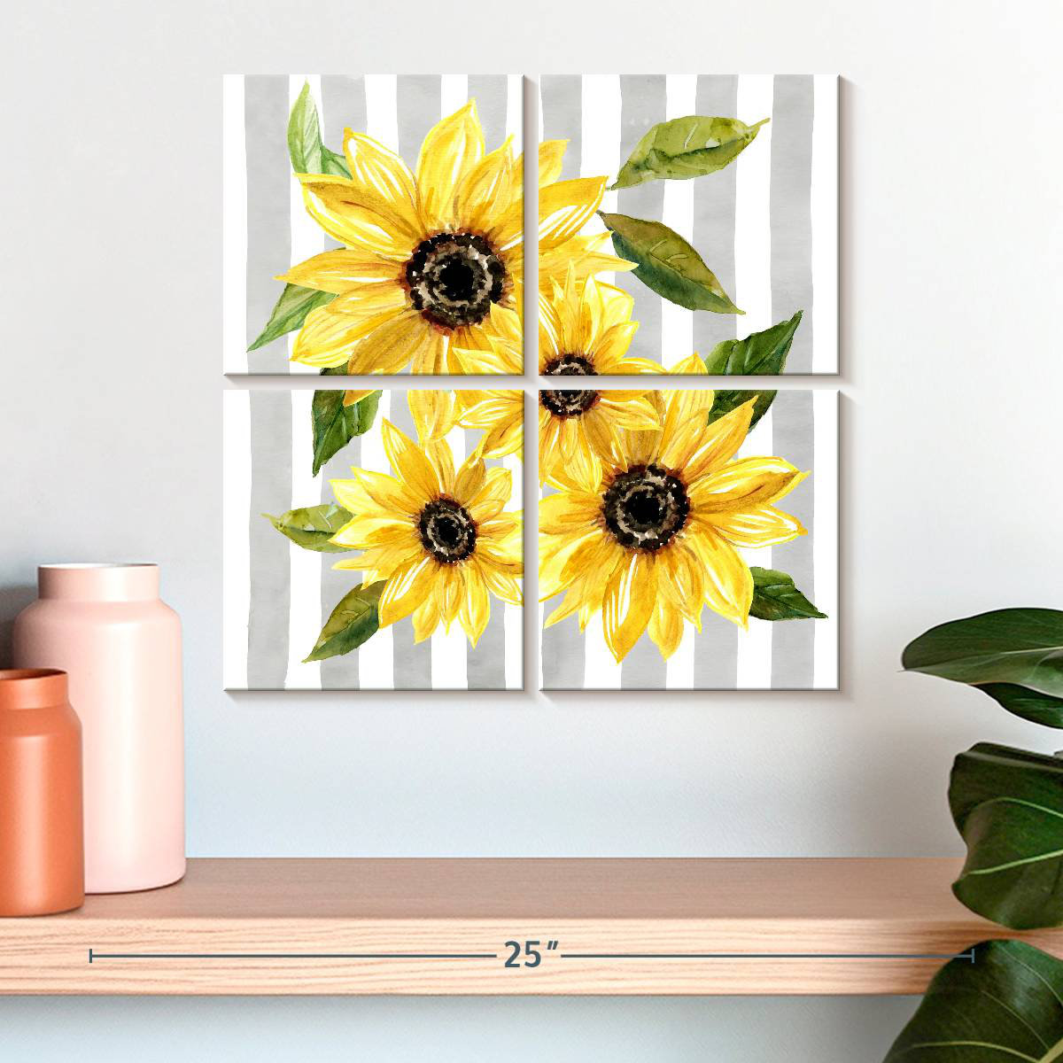 Lark Manor™ Harnek Sunflower Array II | Wayfair