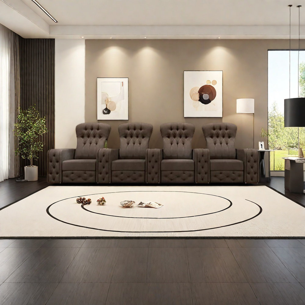 ANCOREY Home theater electric function sofa | Wayfair