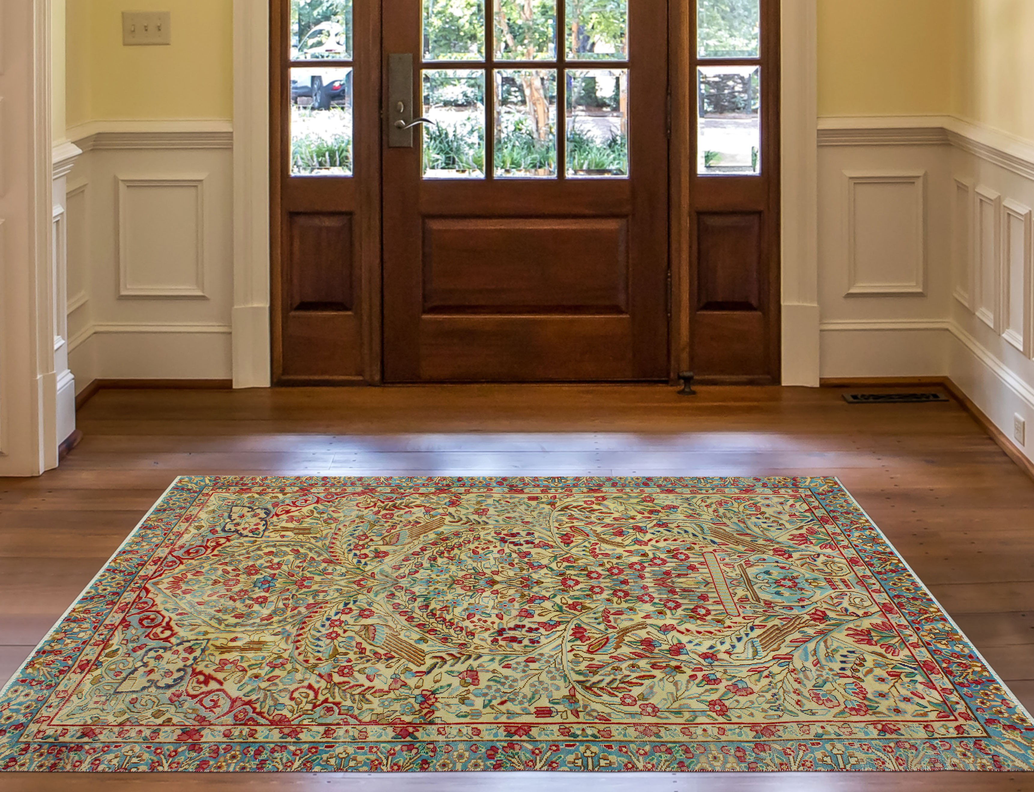 Isabelline Super Fine Vintage Kirk Beige Rug | Wayfair