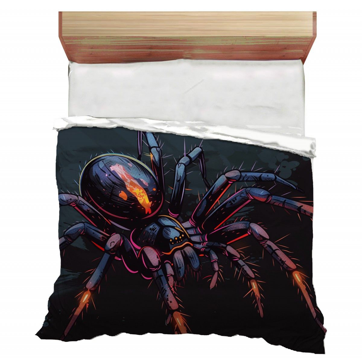 VisionDecor Plain Weave Muslin Spider Bedding Insect Comforter Arachnid ...