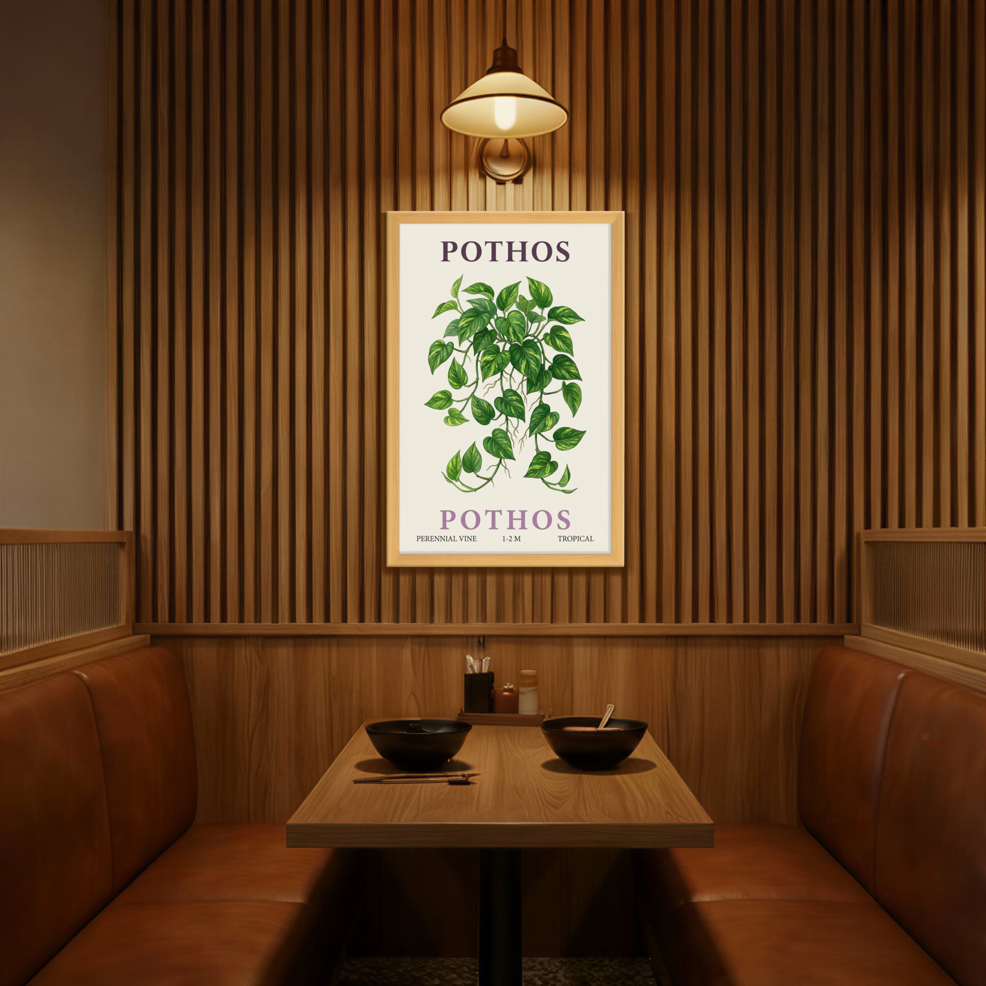 Red Barrel Studio Plants & Flowers Pothos Plant Illustration With Green ...