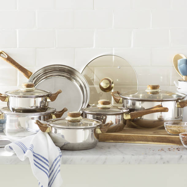 Cuisinart Chef's Classic 17 Piece Stainless Steel Cookware Set ...