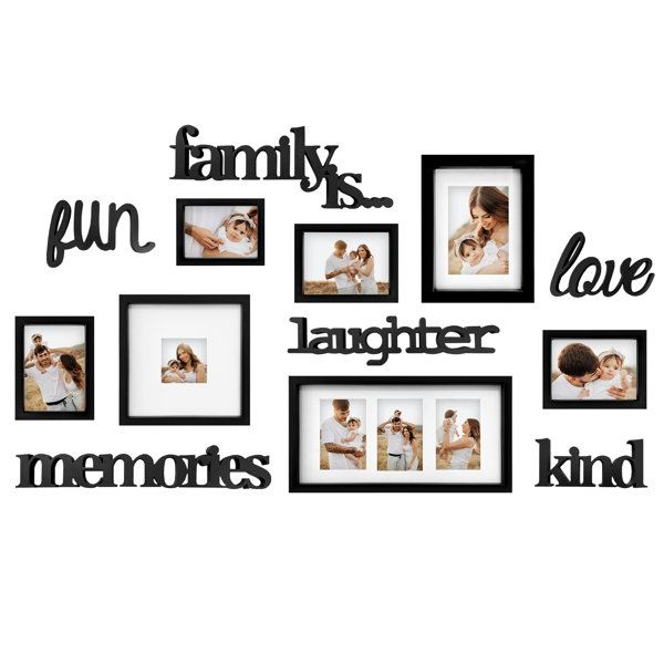 Latitude Run® Family Collage Gallery Picture Frame Set | Wayfair