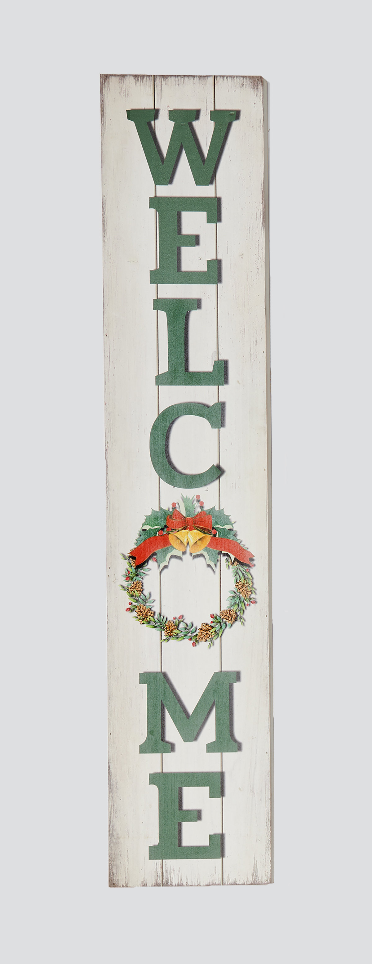 Gracie Oaks 40" Wood Holiday Welcome Porch Sign - Wayfair Canada