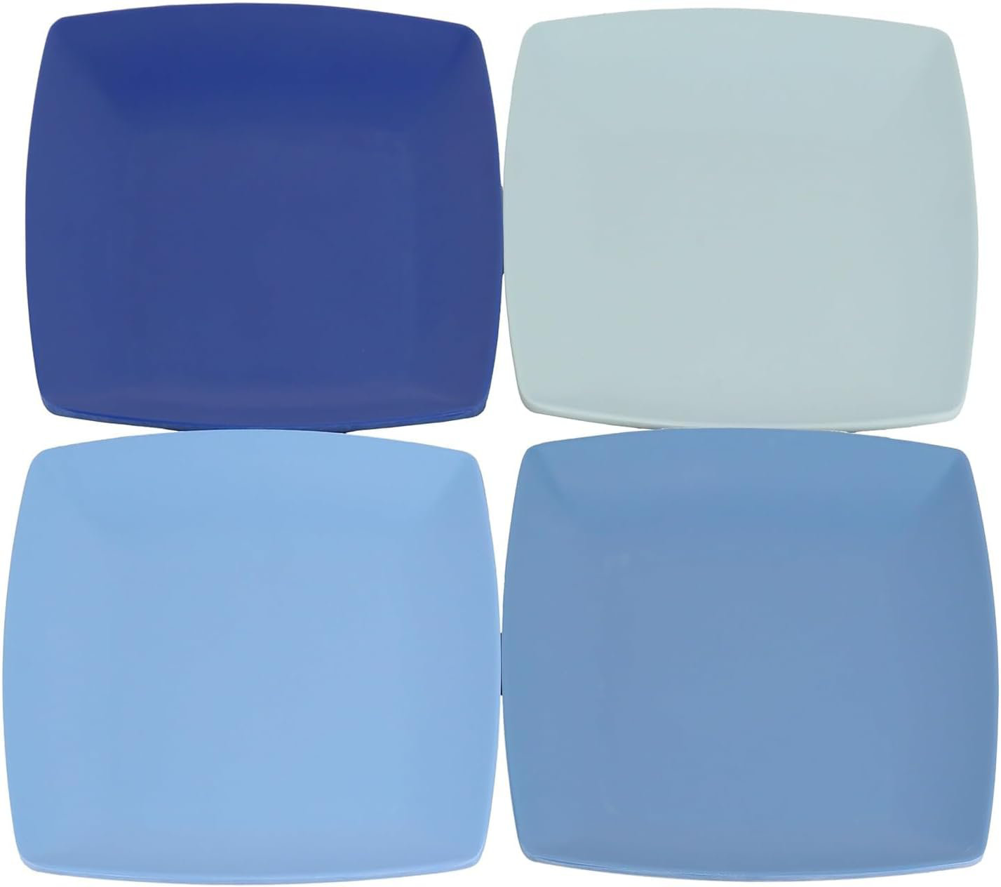 Millwood Pines 4-piece 10.5-inch Square Melamine Dinner Plates ...