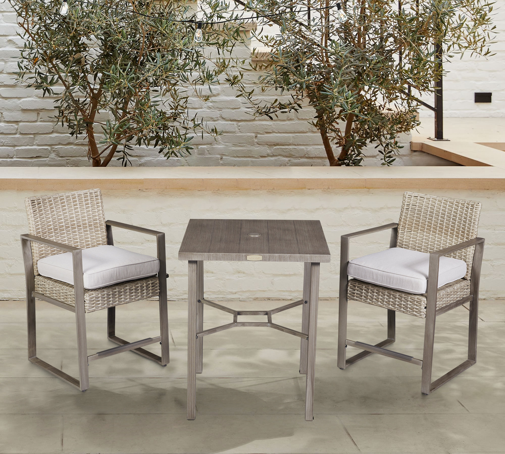 Latitude Run® Allizae Latitude Run® Bar Set with Iron Frame | Wayfair