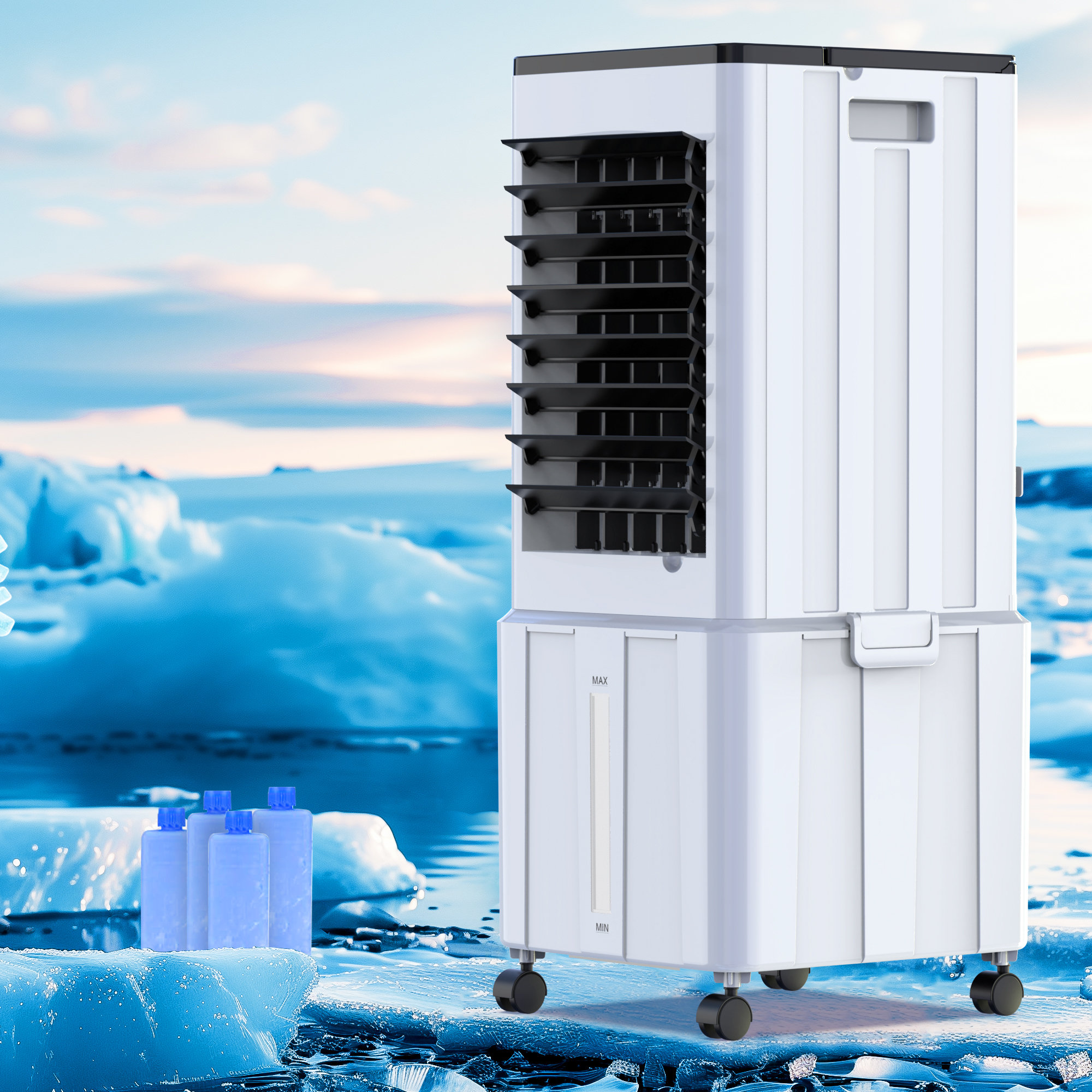 Advwin Windowless Portable Air Conditioners,upgraded 3-in-1 Evaporative ...