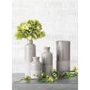 Joss & Main Hopeton Dark Gray/Light Gray 8.75" Ceramic Table Vase ...