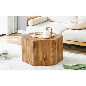 Mercer41 Modern MDF coffee table, with complex texture patterns, style ...