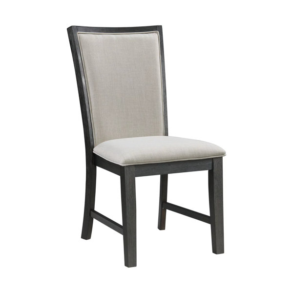 Wildon Home® Trayson Slat Back Side Chair in Gray/Black & Reviews | Wayfair