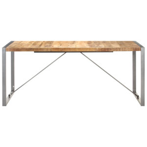 Union Rustic Dining Table Solid Mango Wood "& Reviews" | Wayfair