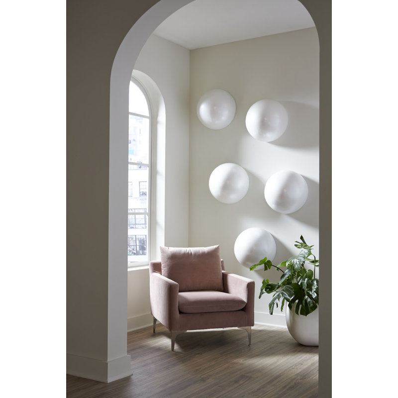 Phillips Collection Sphere-In-Half Pearl White Wall Décor | Wayfair