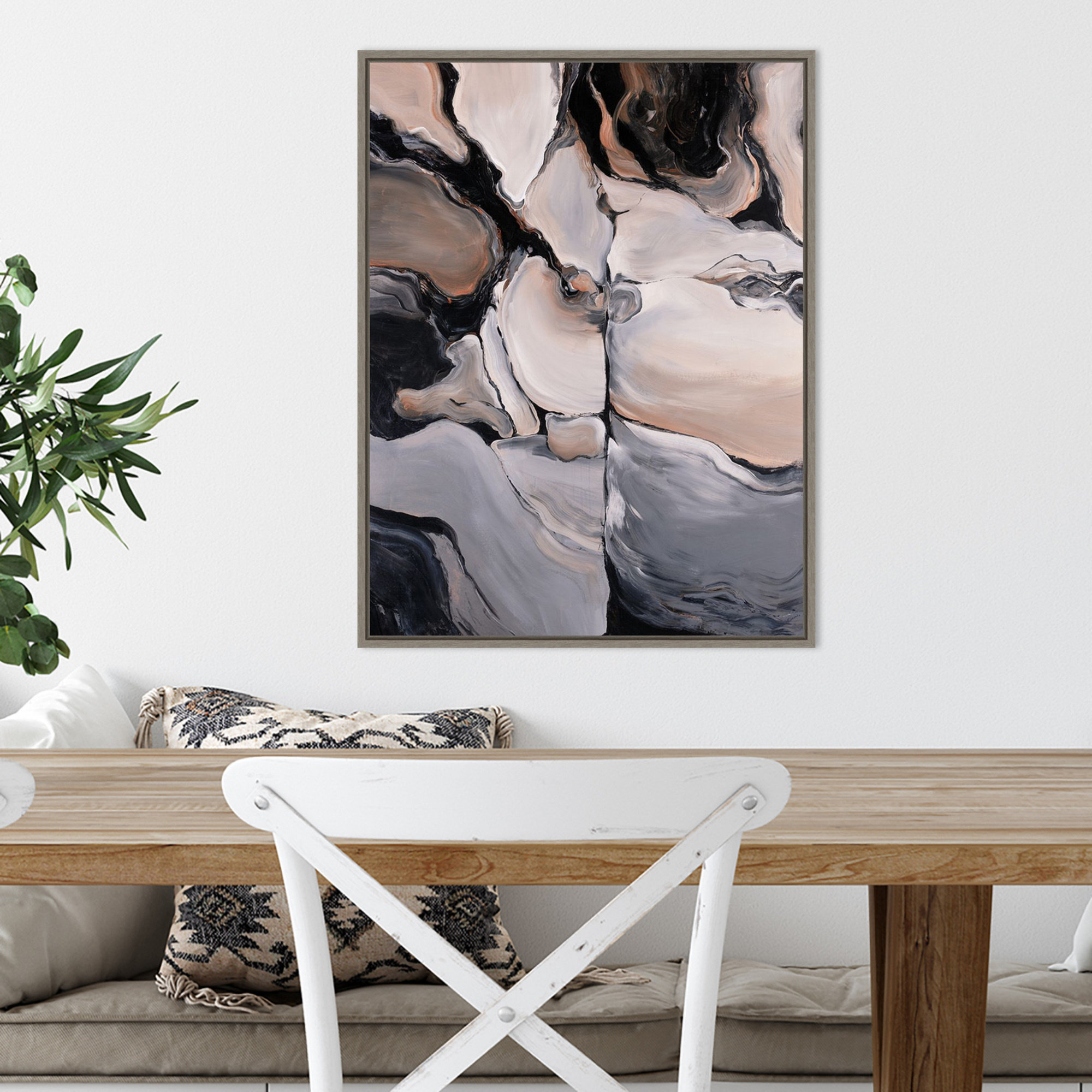 Ivy Bronx Sediment By Sydney Edmunds Framed Canvas Wall Art Print ...