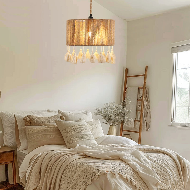 Mercer41 Chareese 1 - Light Brown Unique/Statement Pendant | Wayfair