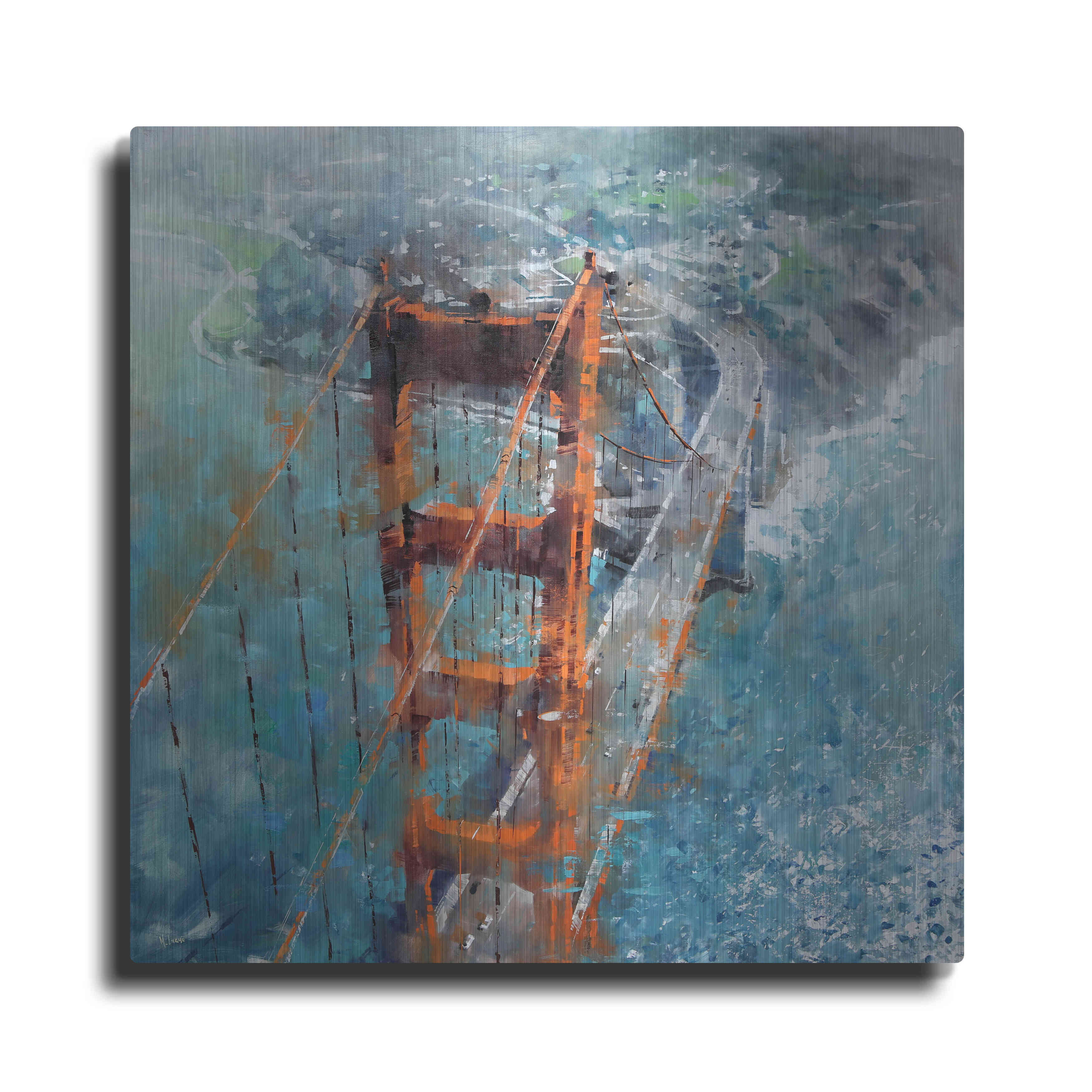 Latitude Run® " Over Golden Gate " by Mark Lague | Wayfair