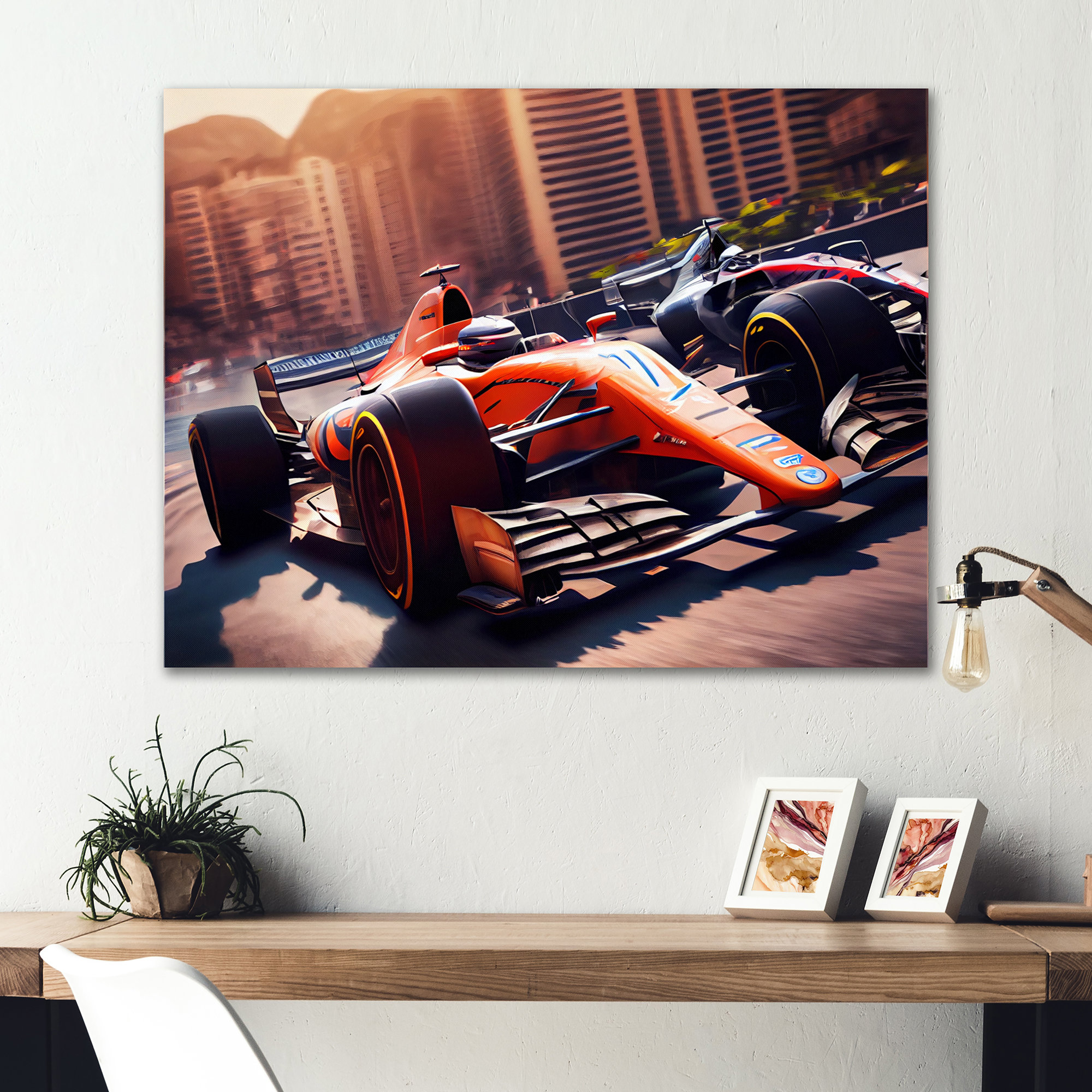 Wade Logan® Racing Car In Monaco GP V On Metal Print | Wayfair