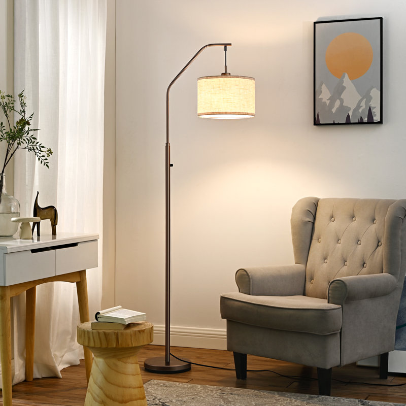 George Oliver Mccurry 68" Arched Dimmable Floor Lamp & Reviews | Wayfair