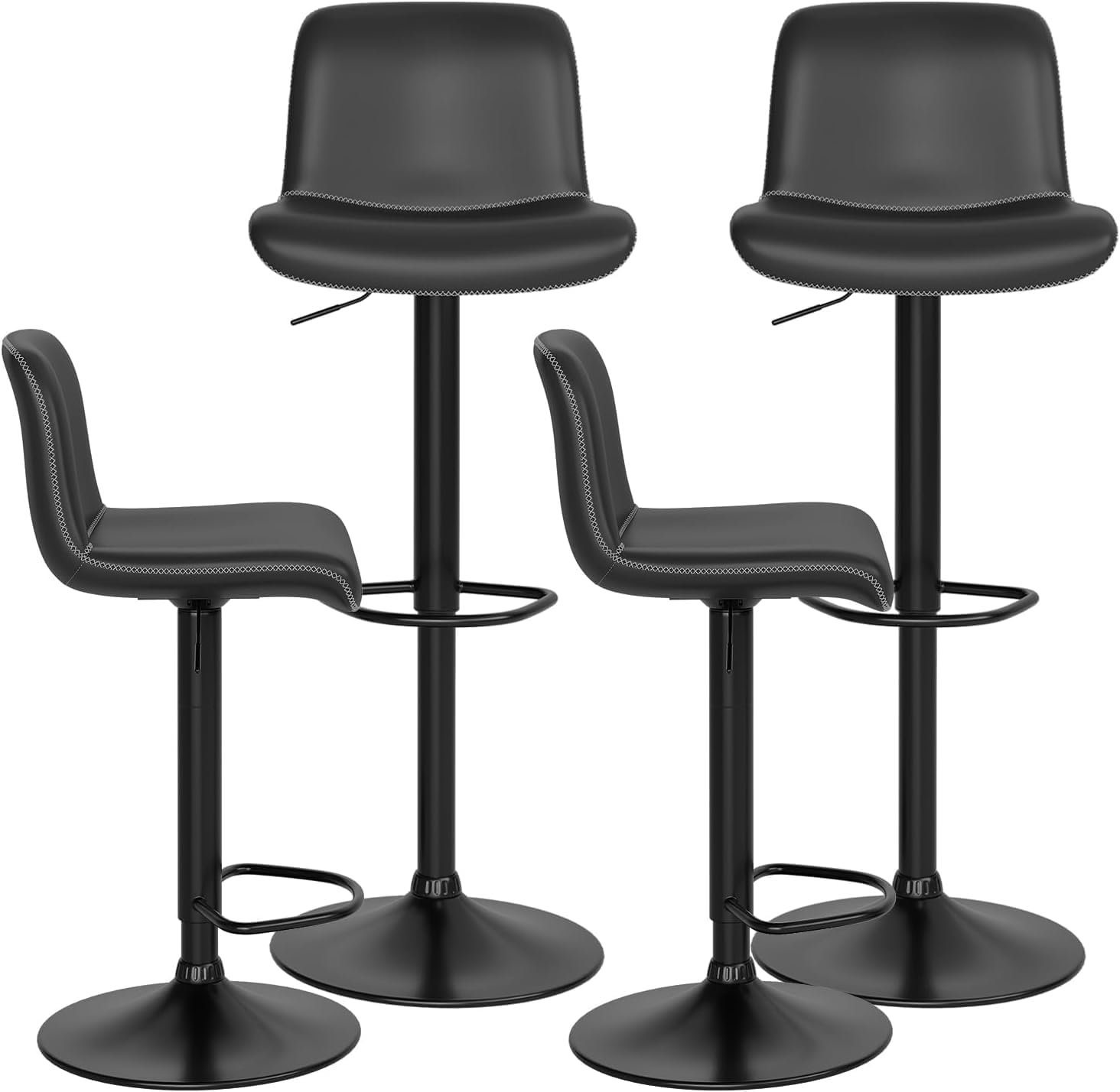 George Oliver Bar Stools Set of 4 - Wayfair Canada