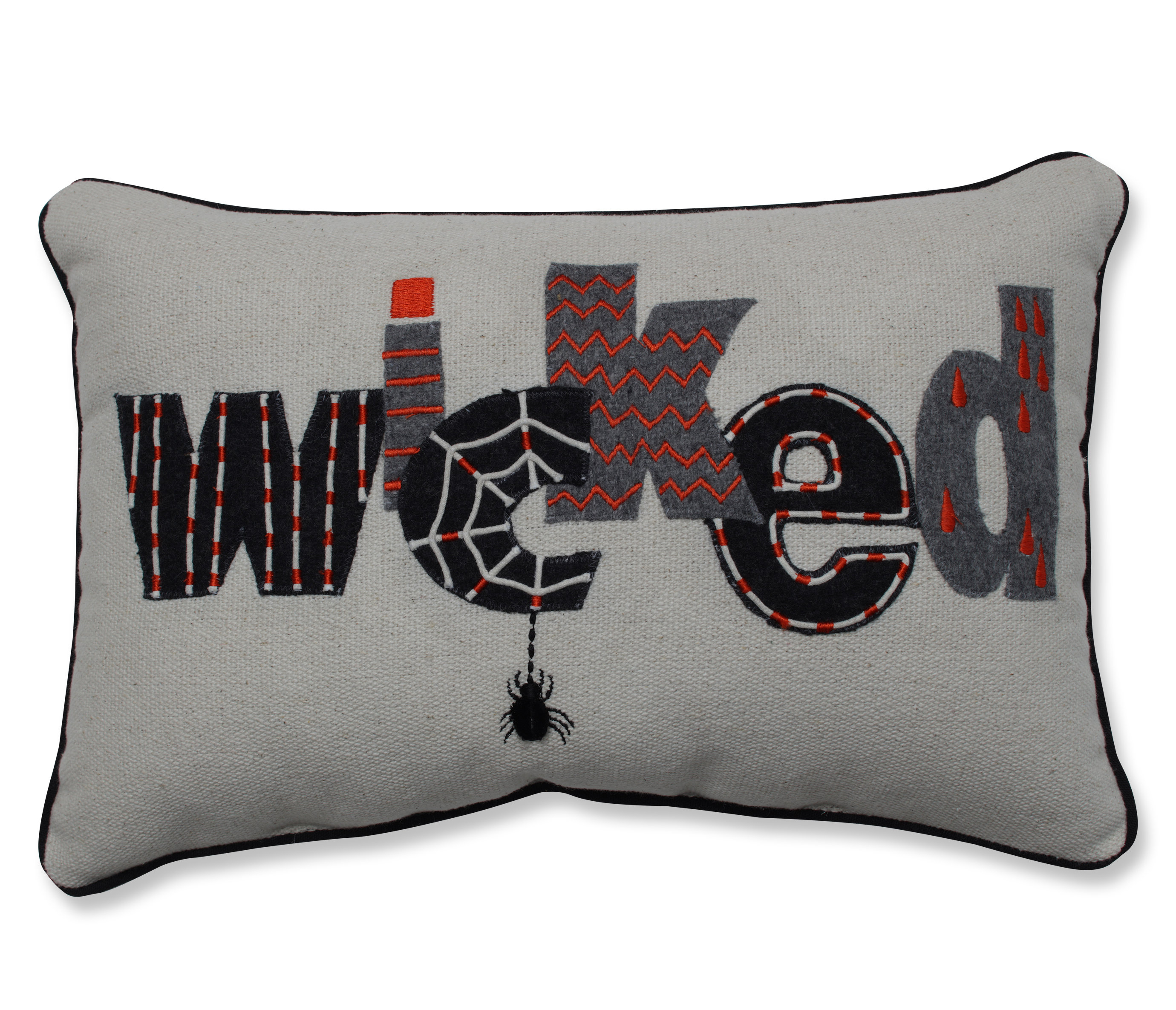Pillow Perfect Wicked Cotton Lumbar Pillow | Wayfair