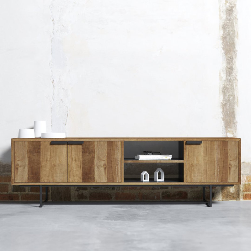 17 Stories Solid Wood TV Stand for TVs up to 70" | Wayfair