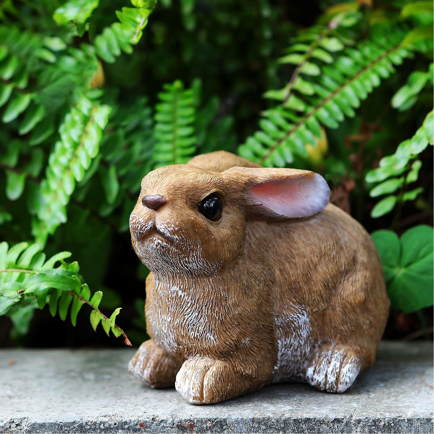 One Allium Way® Whimsical Resin Rabbit Statue Set Of 3 - Charming ...