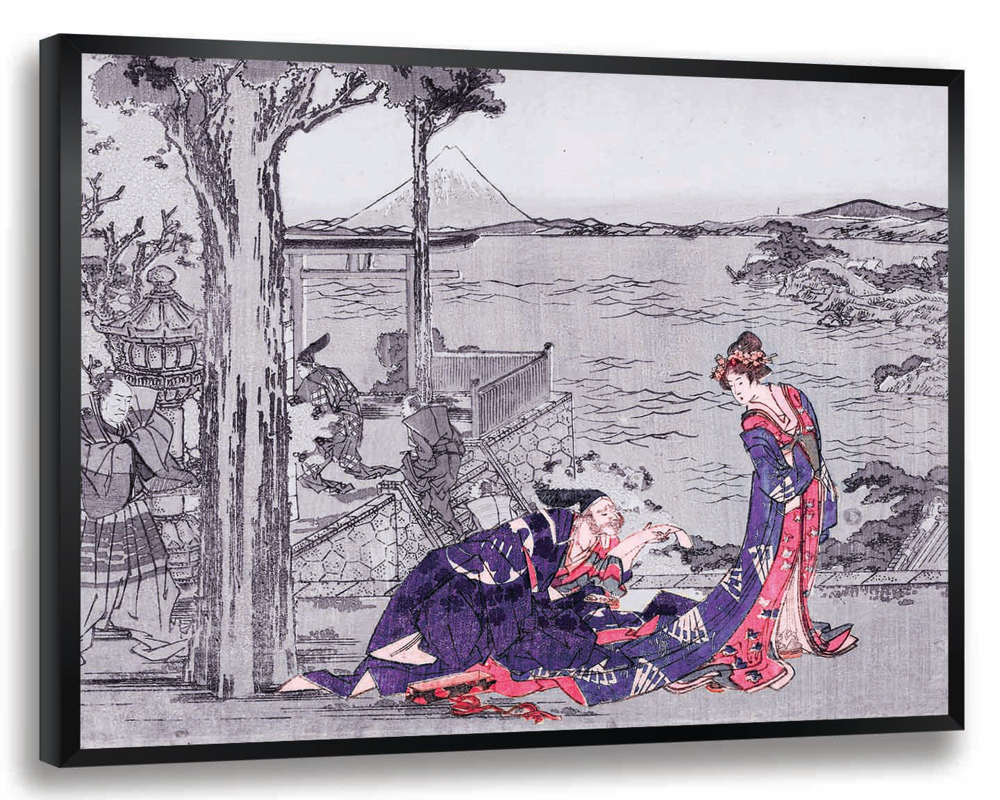 Vault W Artwork 'Japanese Courtesan' by Katsushika Hokusai Framed ...