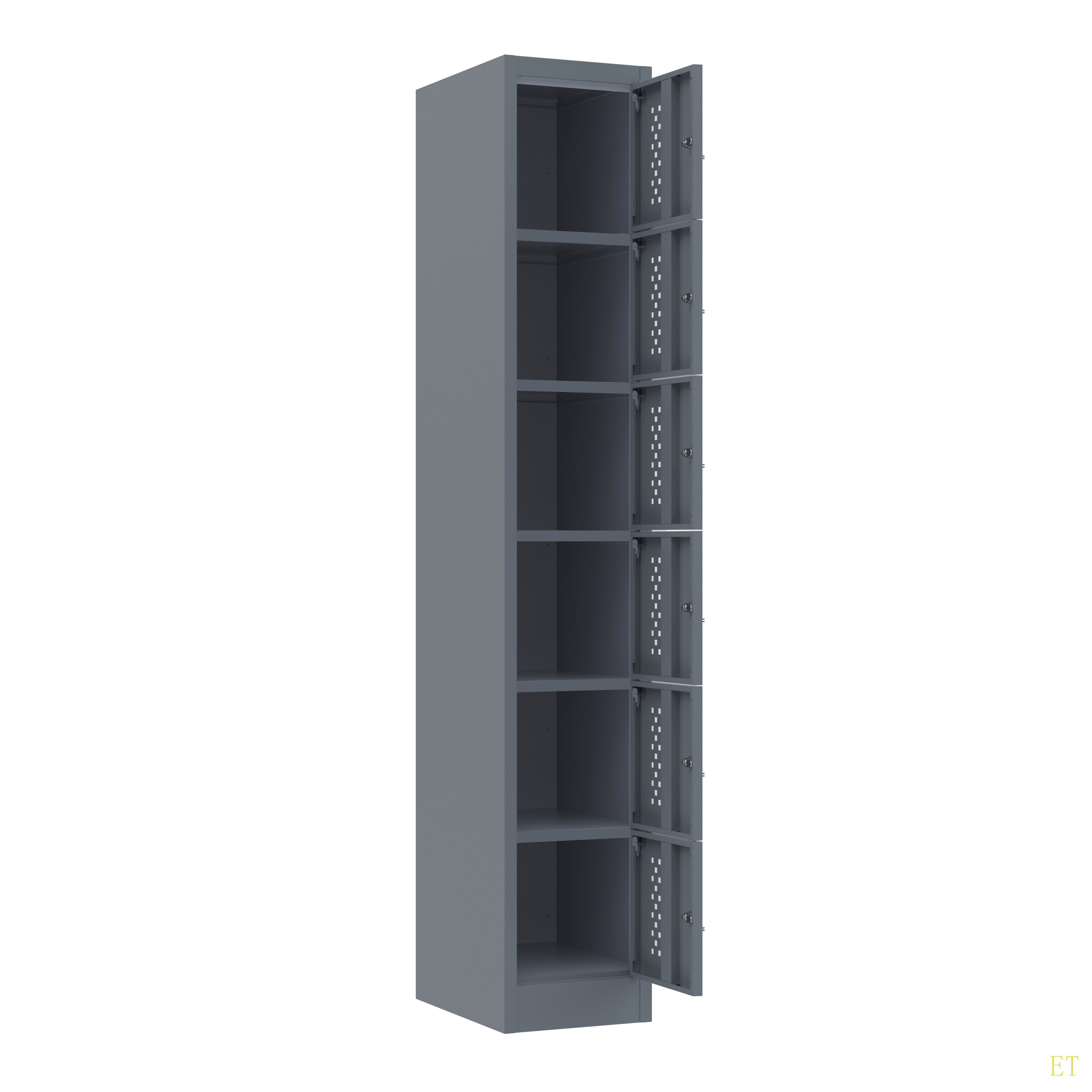 Hokku Designs Metal Garage Storage Cabinet, Six Separate Storage ...