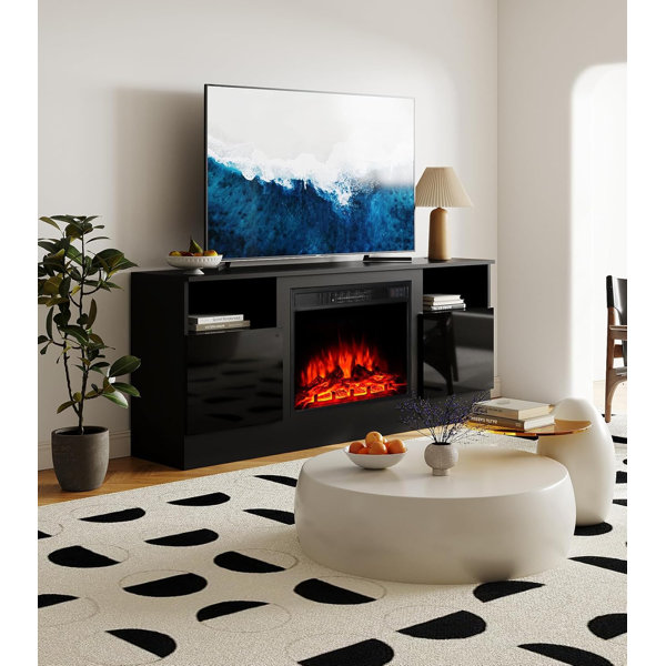 Brambly Cottage Bletsoe Brambly Cottage 147cm W TV Stand Cabinet With ...