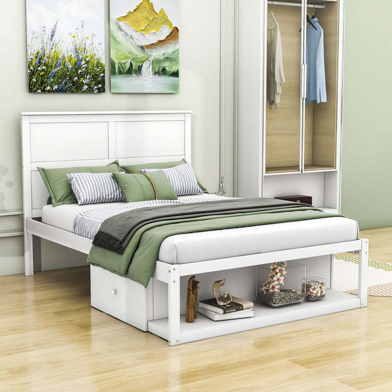 Red Barrel Studio® Full / Double Storage Platform Bed | Wayfair