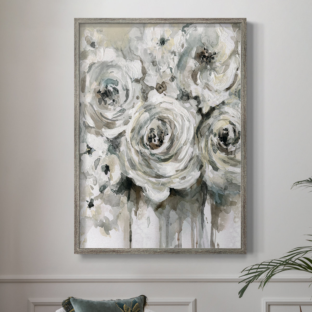 Lark Manor «Soft Fragrance II», reproduction encadrée - bois massif ...