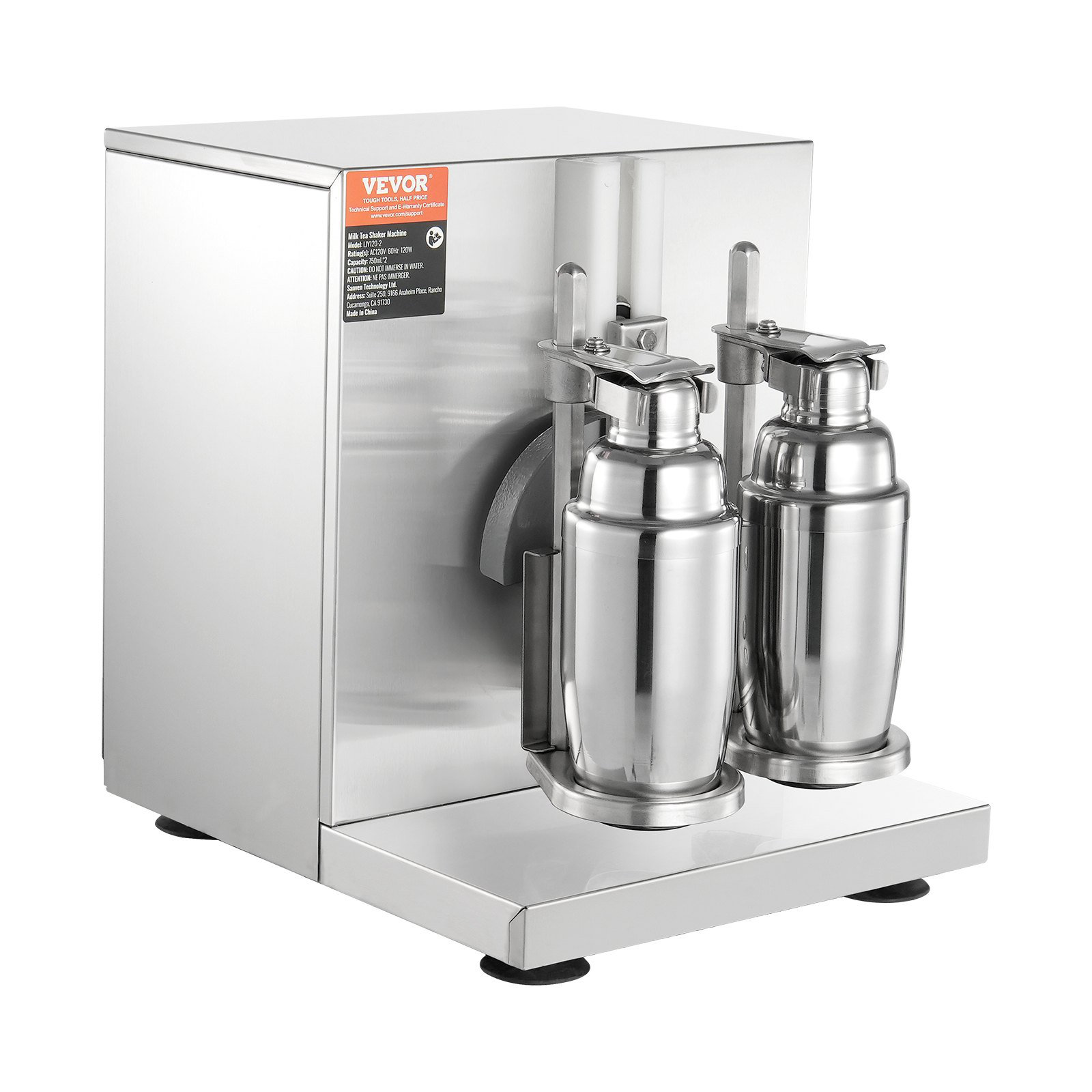 WORLD SHOP BOX Milkshake Maker Machine, 120W Commercial Milk Tea Shaker ...