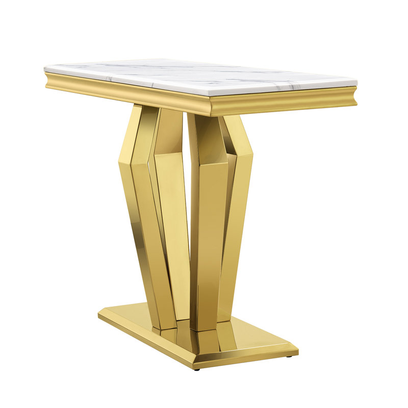 Mercer41 Temisan 16" Console Table and Stool Set | Wayfair