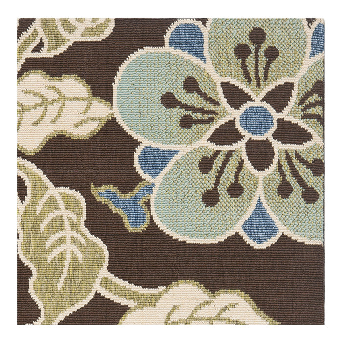 Winston Porter Centeno Performance Floral Rug & Reviews | Wayfair