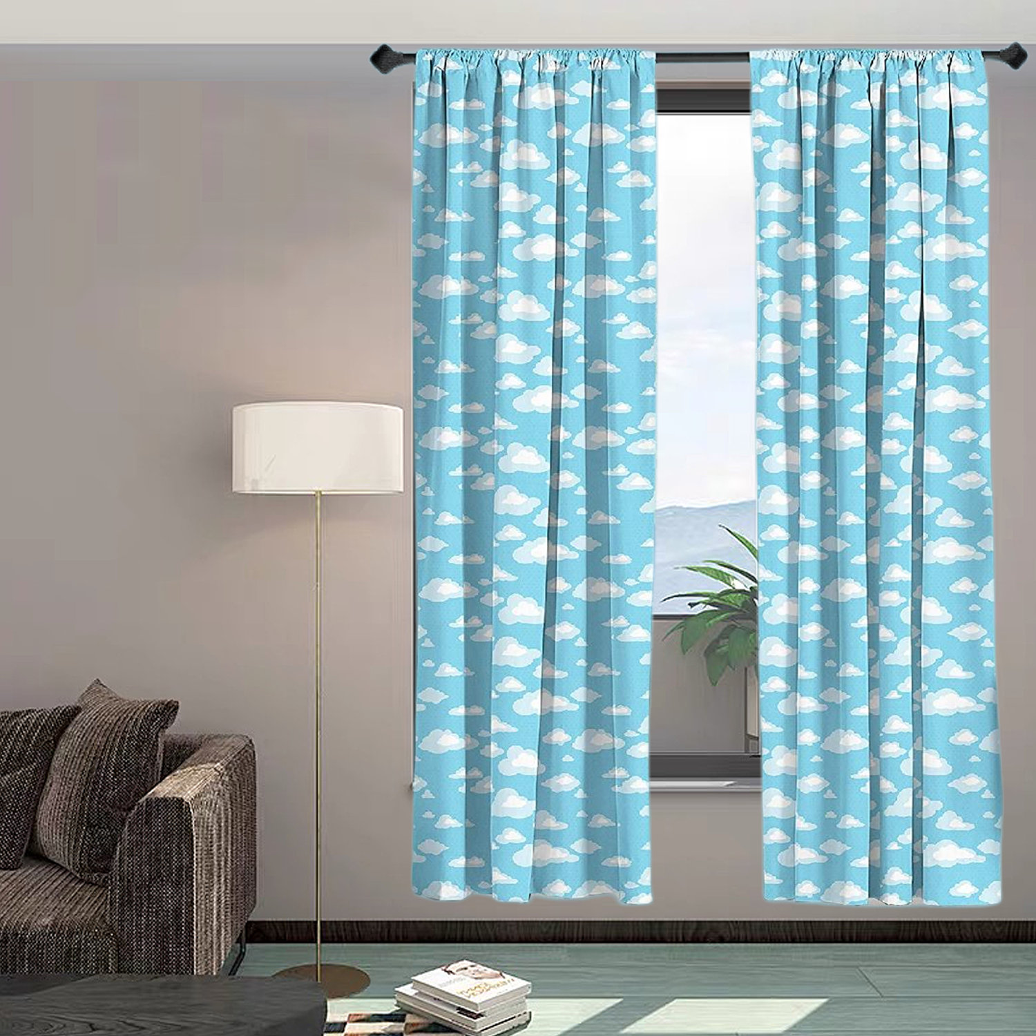 East Urban Home Microfiber Curtain | Wayfair