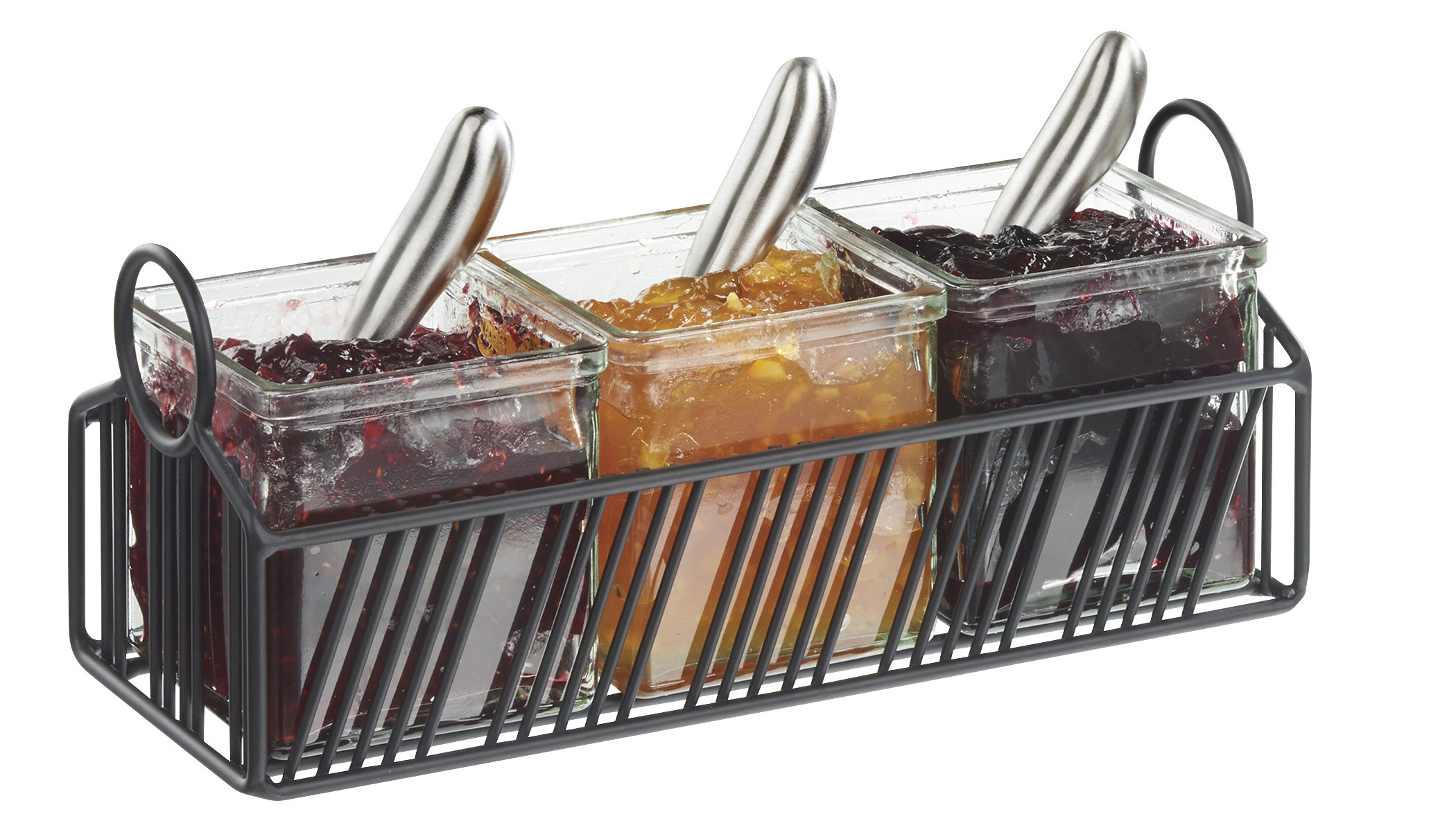 Cal-Mil Portland Black 3 Jar Display | Wayfair