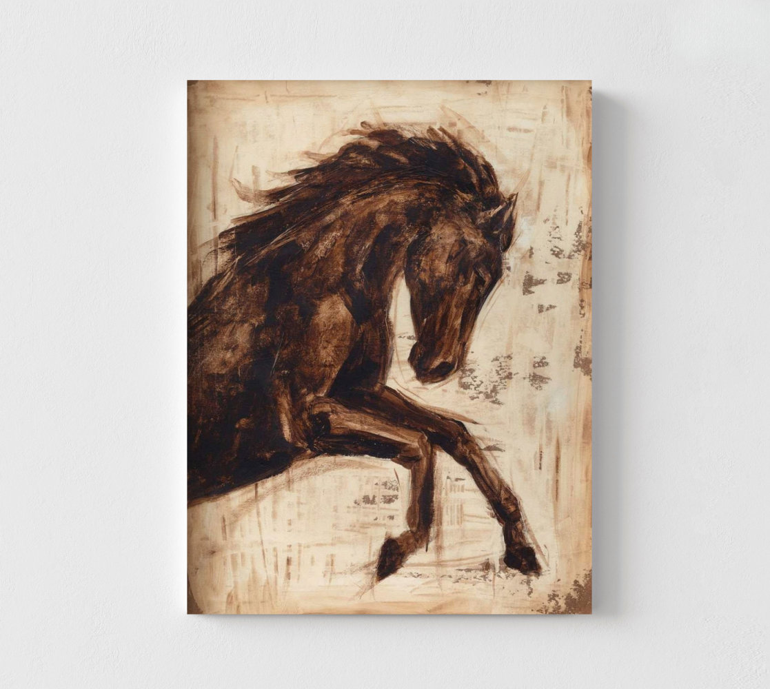 WeFrameArt Ranch Themed House Decor, Equestrian Nursery Artwork ...