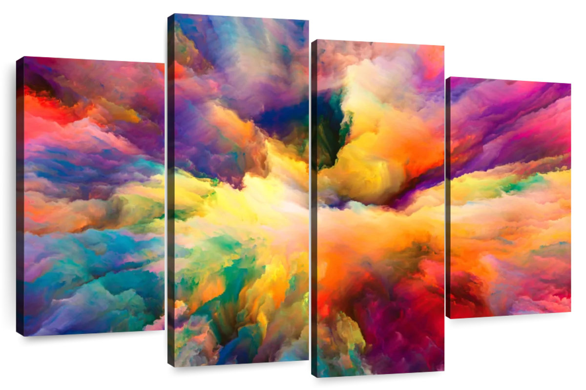 Wade Logan® Avery Abstract Color Cloud | Wayfair