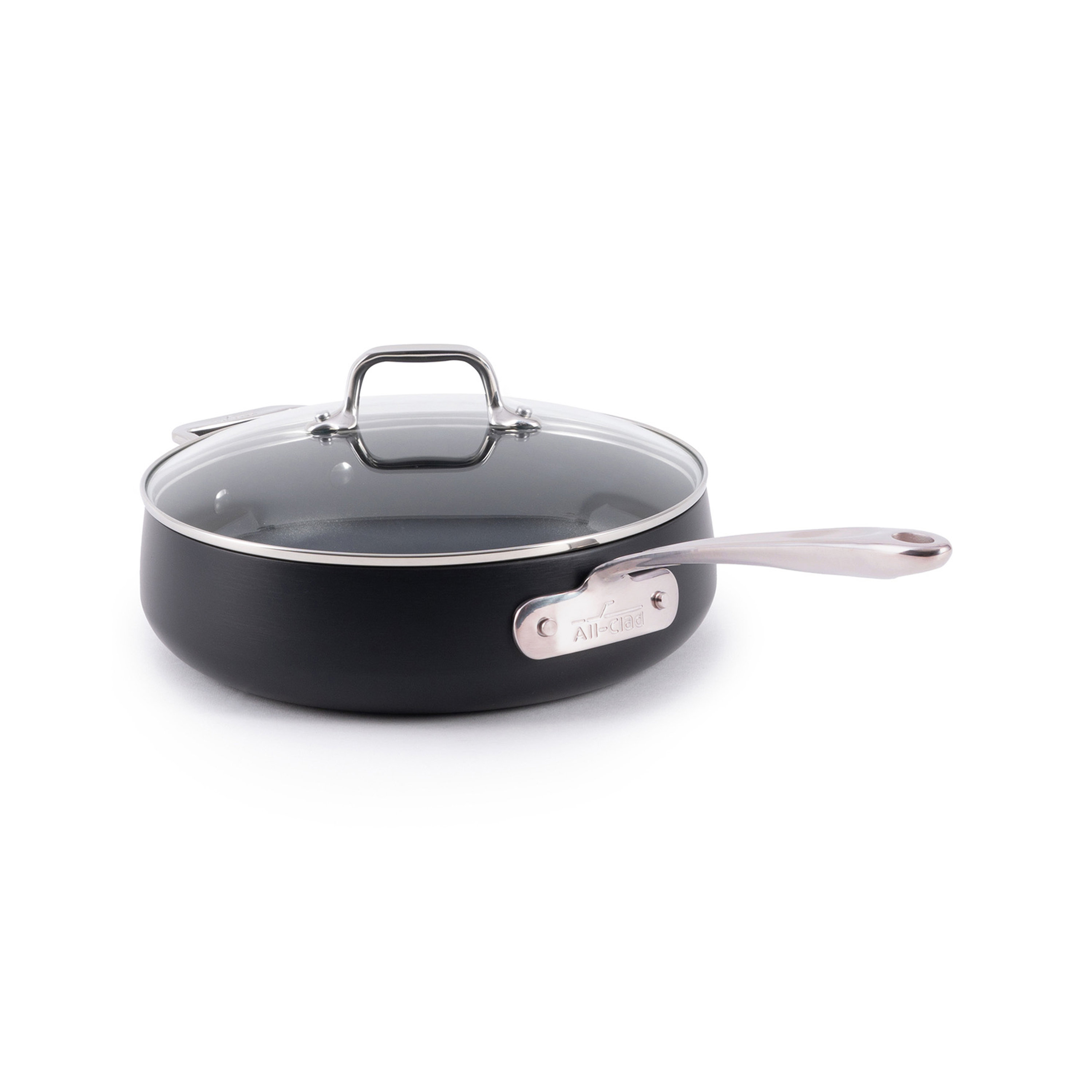 All-Clad HA1 Expert Cookware, Nonstick Sauté Pan With Lid, 4 Quart ...